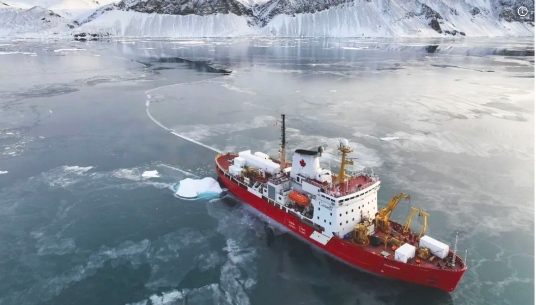 The Amundsen heads for the Arctic on a 112-day mission – Le Forum ...